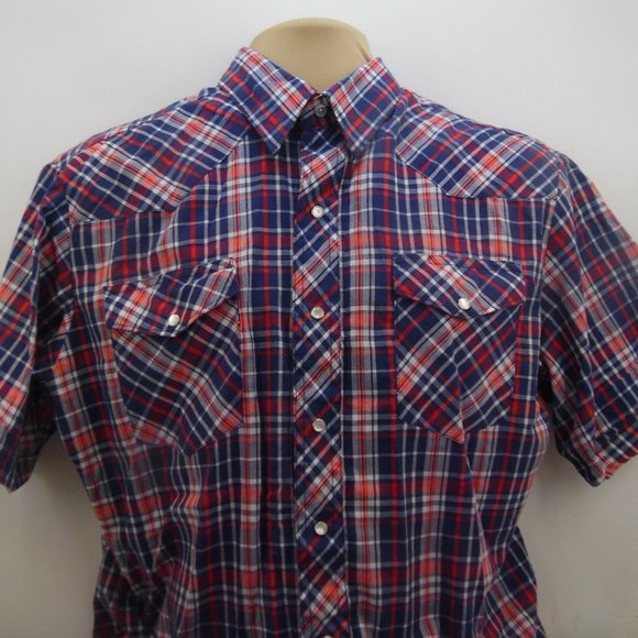 Rustler | Shirts | Rustler Short Sleeve Western Style Shirt1aht | Poshmark